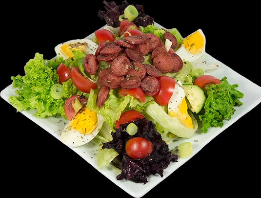 Lollo Salad (Ropogósra Sült Füstli Saláta)