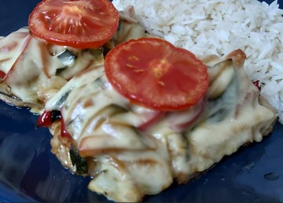 Zöldséges búbos hús